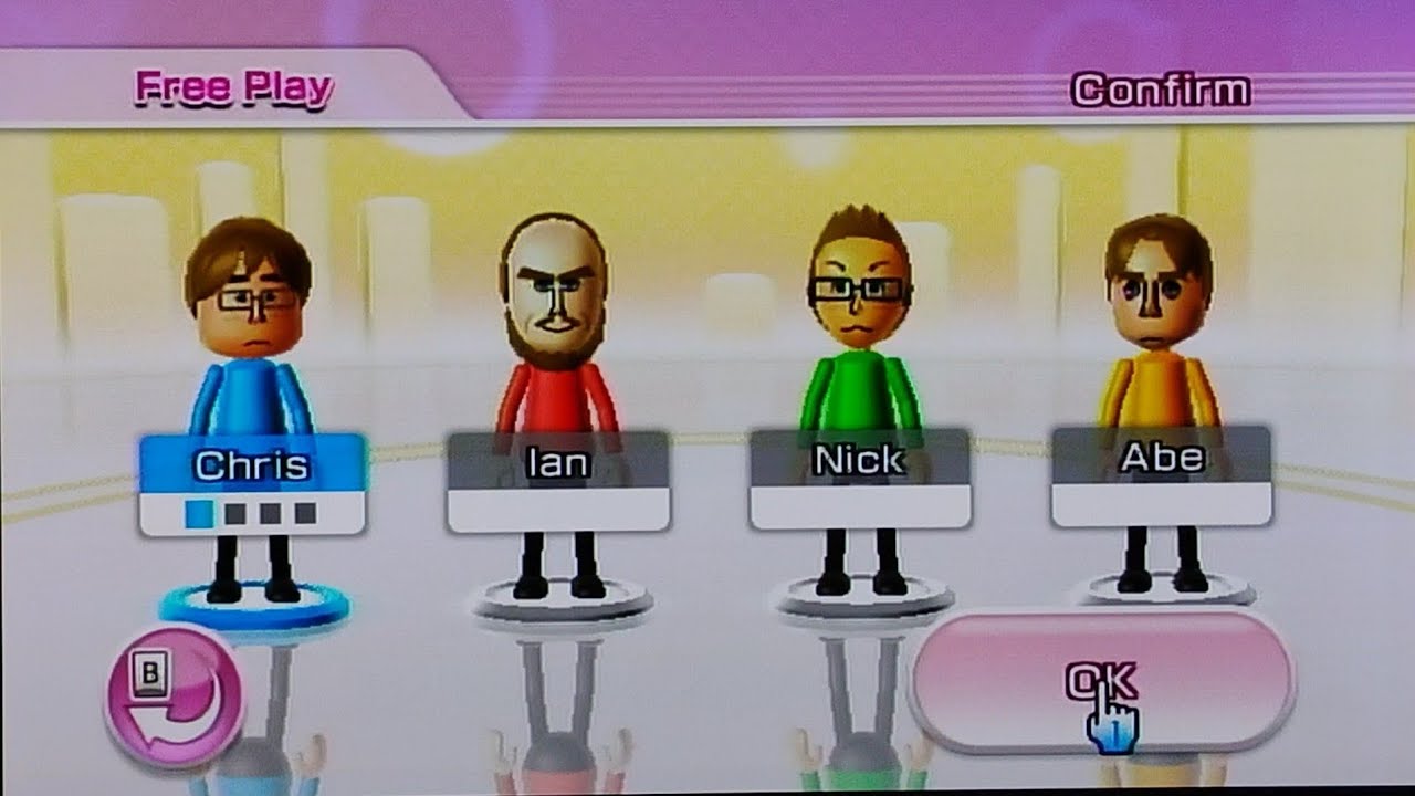 Wii Party 🎉 - Chris (Wii) VS Ian VS Nick VS Abe - YouTube