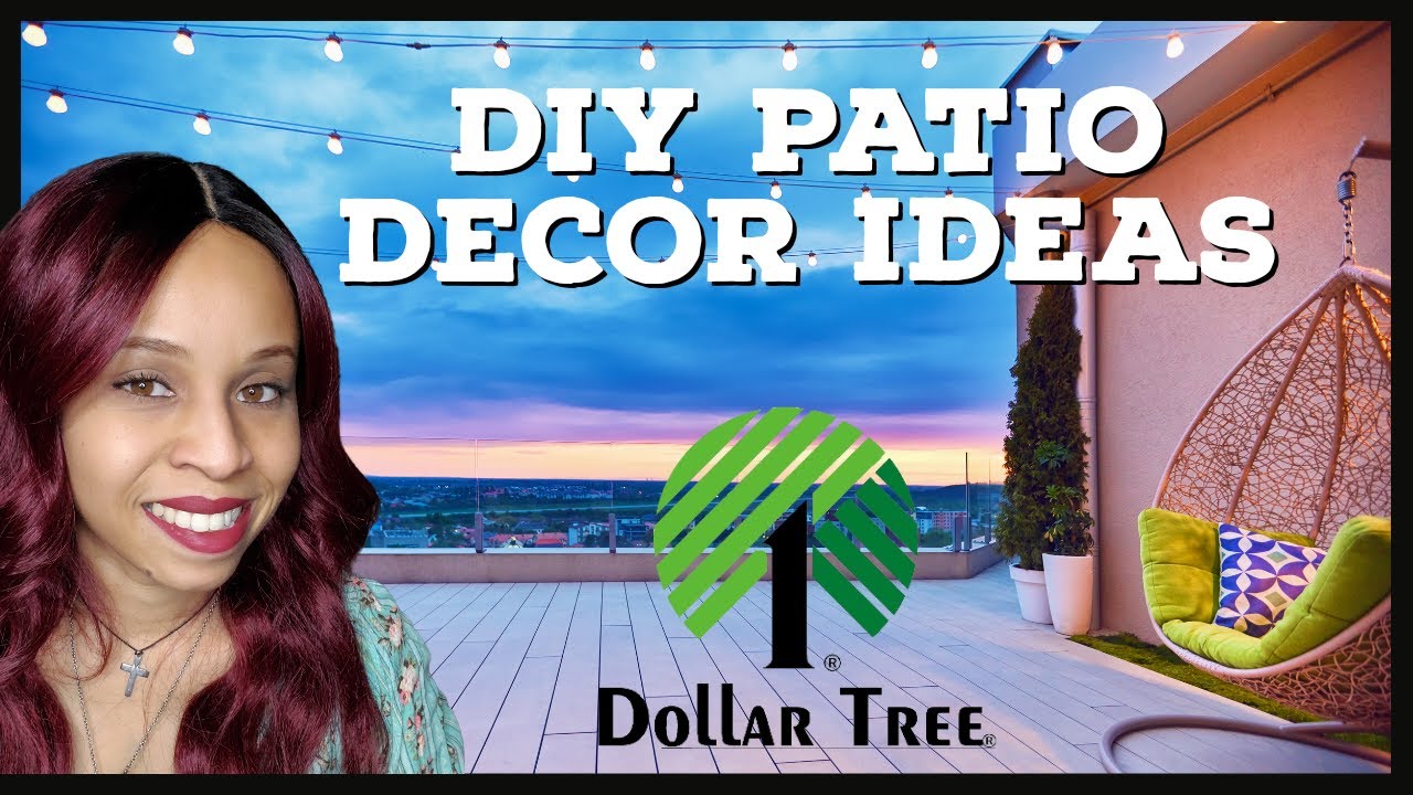 Outdoor dollar tree DIY | Patio Dollar tree DIY ideas | Party Decor DIY ...