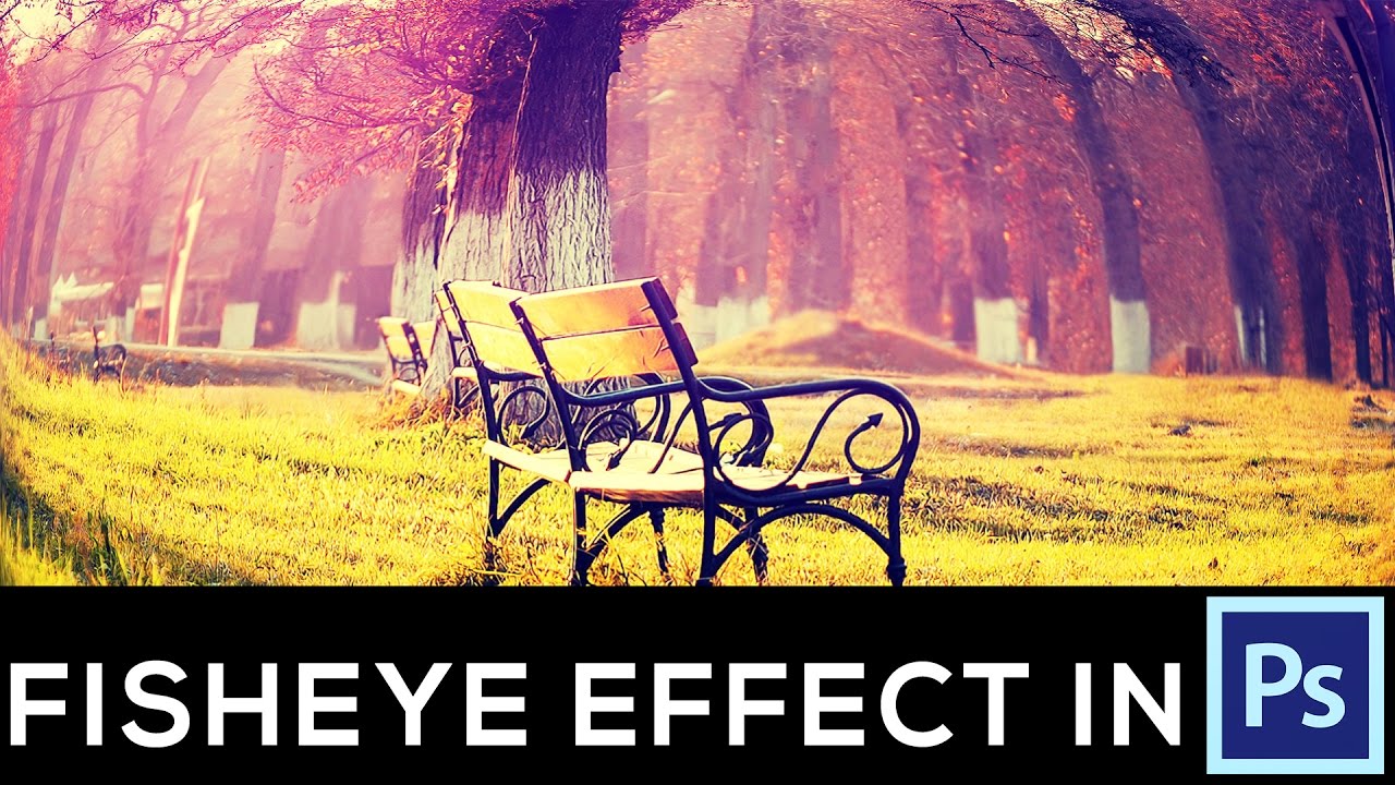 How Create Fish Eye Effect In Photoshop - YouTube