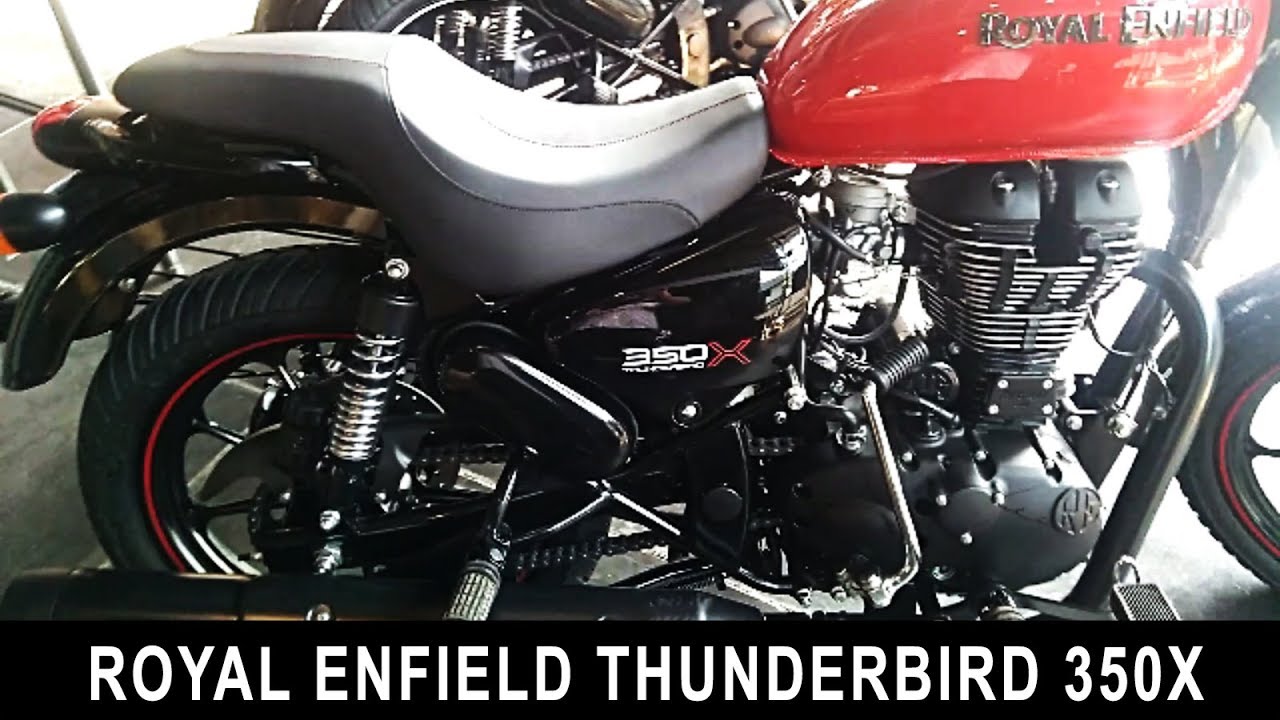Royal Enfield Thunderbird 350X Roving Red Complete Review including ...