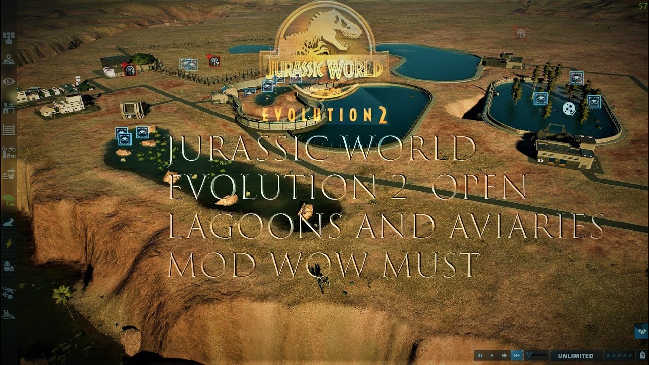 jurassic world evolution 2 open lagoons and aviaries Mod wow MUST - YouTube