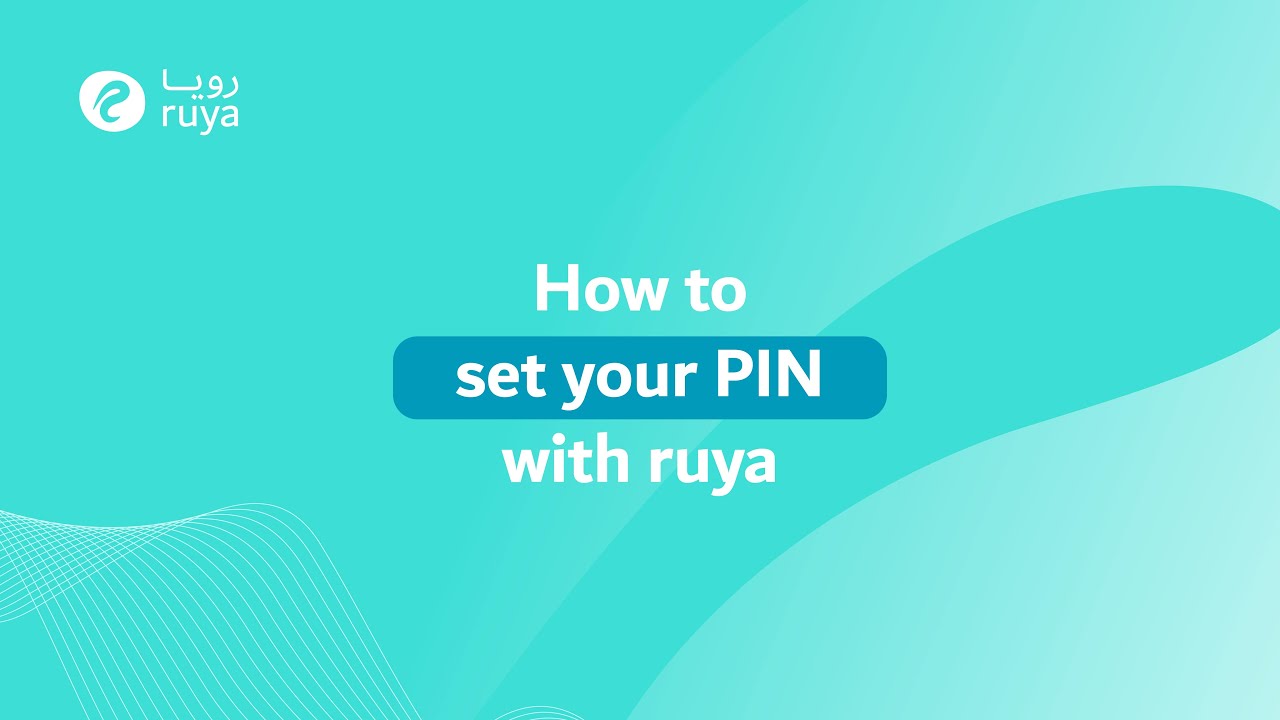 How to Set your ruya Debit Card PIN - YouTube