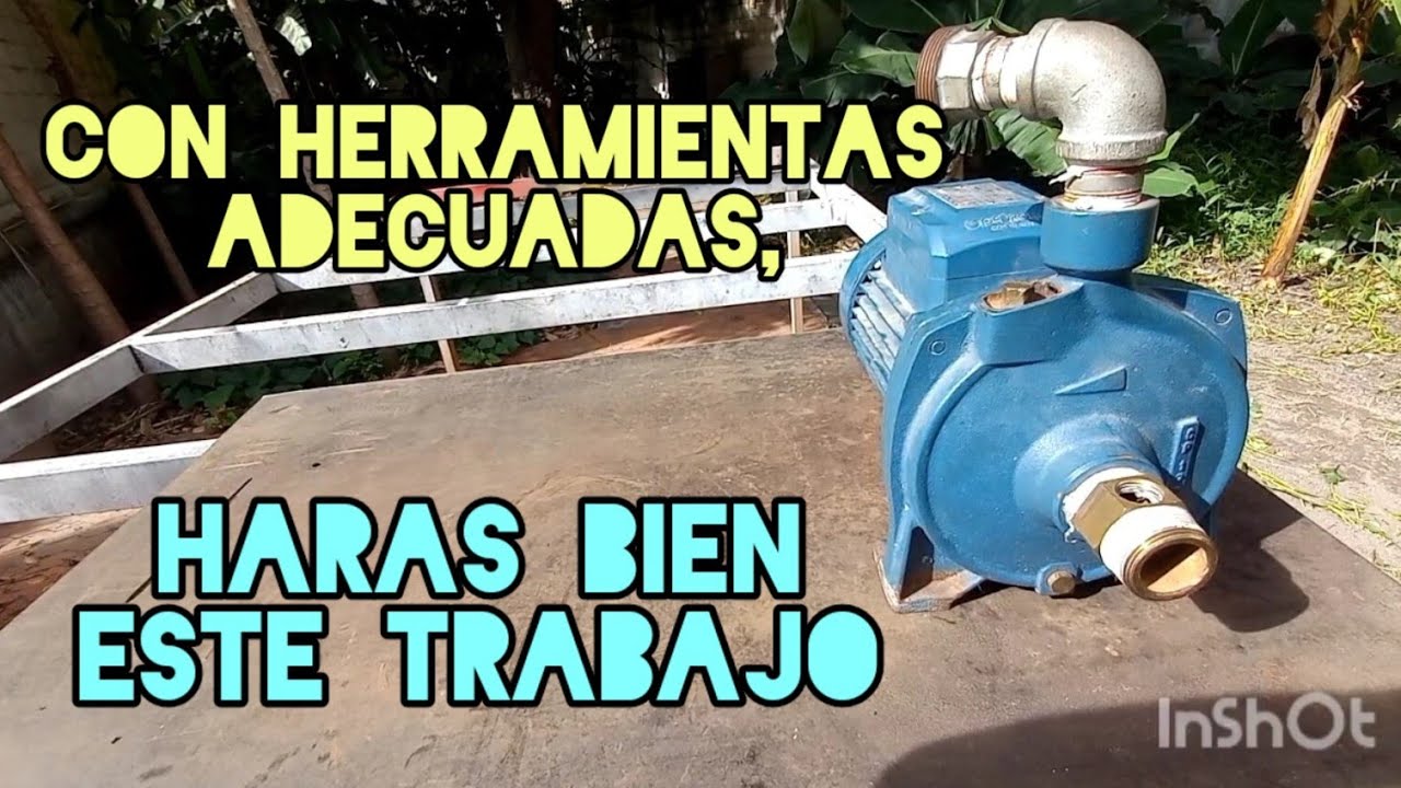 Cambio sello mecanico. Bomba de agua Pedrollo trifasica 3hp - YouTube