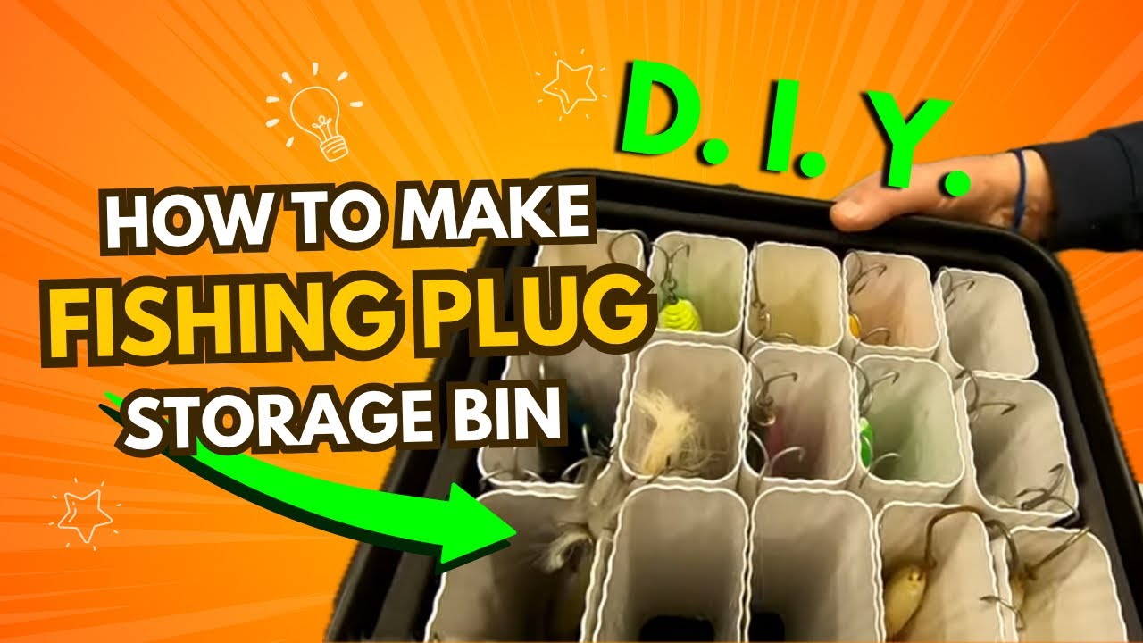 How To Make - Fishing Lure Storage Box - Fishing Plug Organizer - D. I ...
