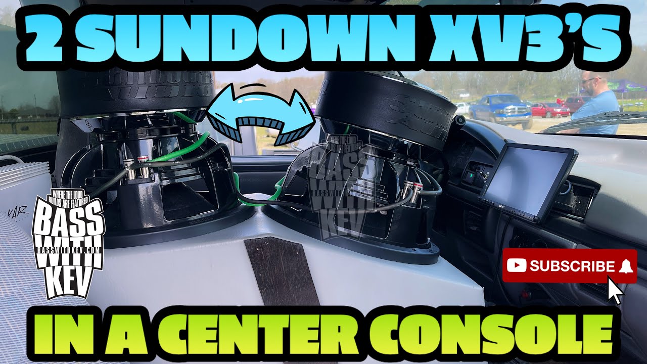 2 SUNDOWN AUDIO XV3 SUBWOOFERS IN A CENTER CONSOLE BUILD - YouTube