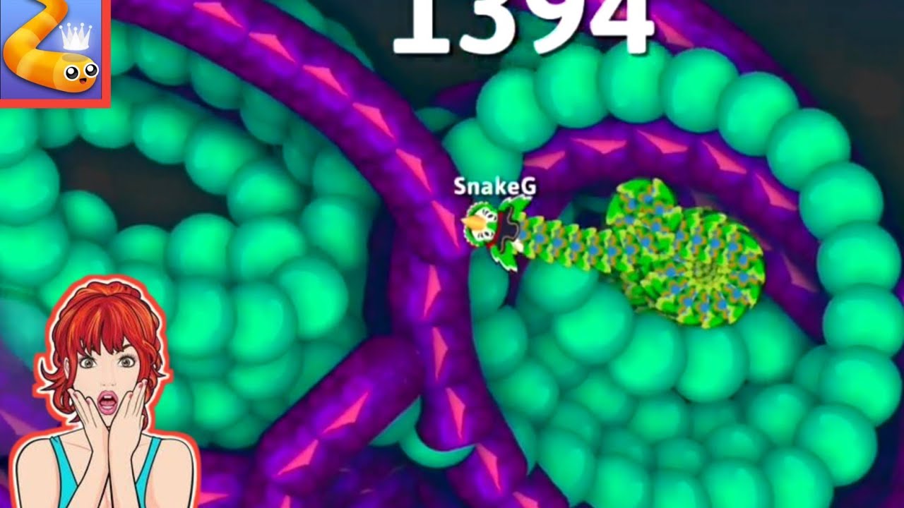 OMG ! Epic Rare Moment Seen Between Freezer Snakes🐍Best Snake io ...