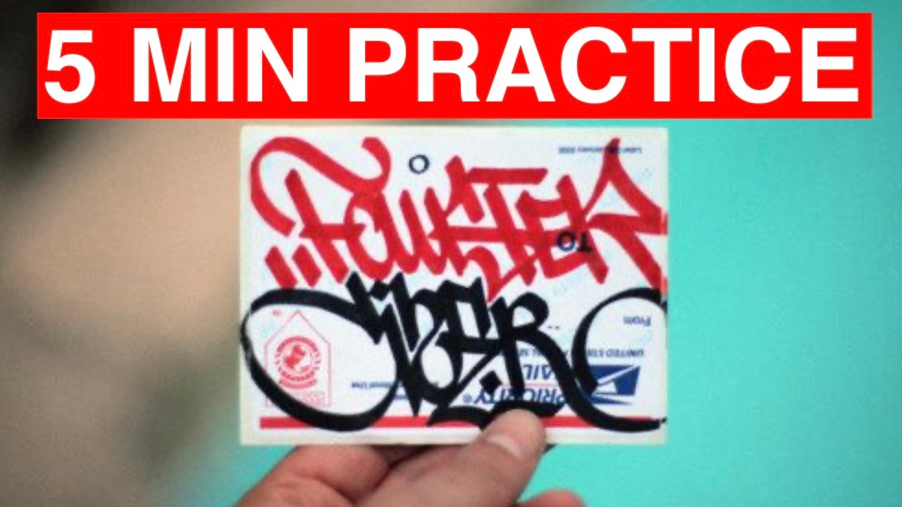 (3 - Five Minute Drills) That'll Change Your Graffiti Tags Forever ...