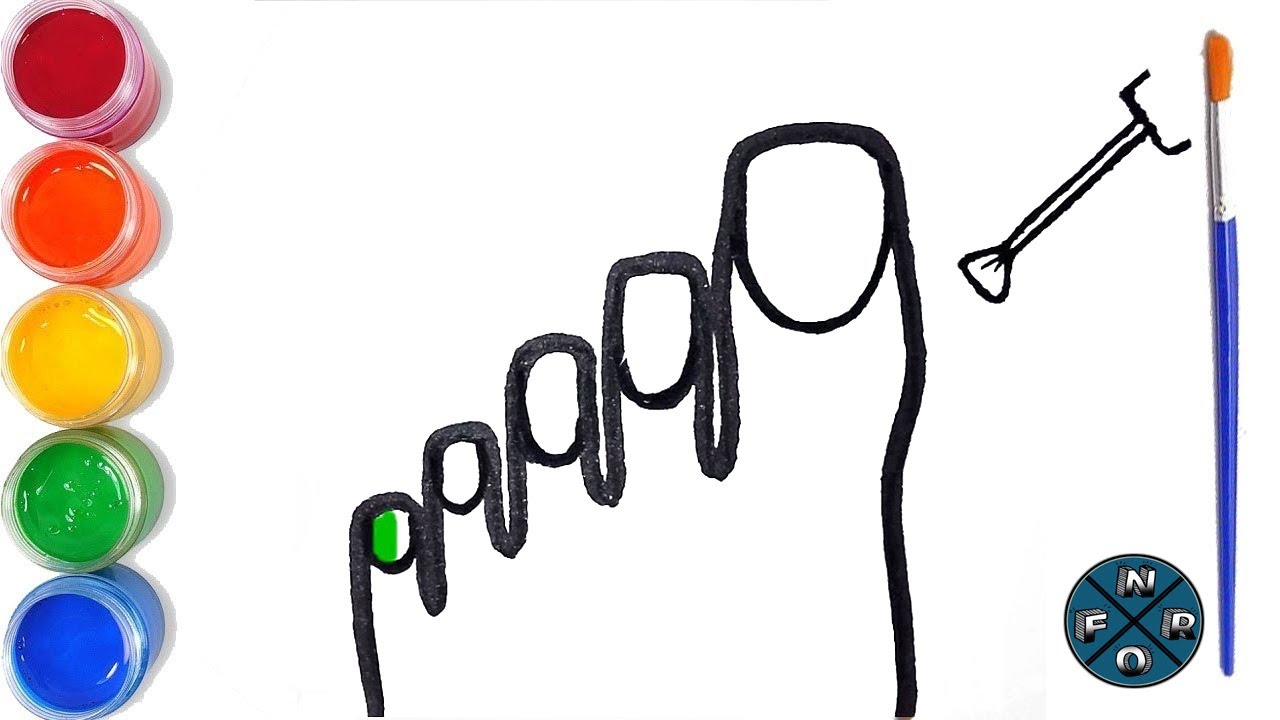 DRAW TOES FOR BEGINNERS | COLORING RAINBOW TOES FOR CHILDREN | EASY ...