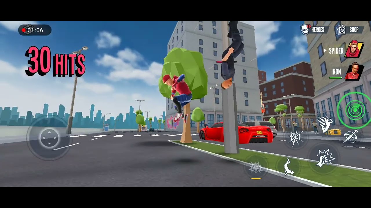 playing spider fighting 3: gameplay - YouTube