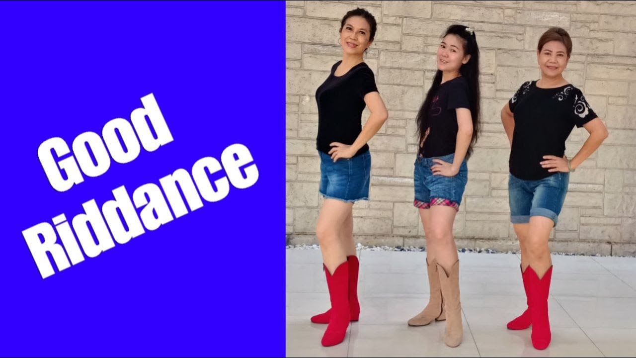 Good Riddance Line Dance (demo & count) - YouTube