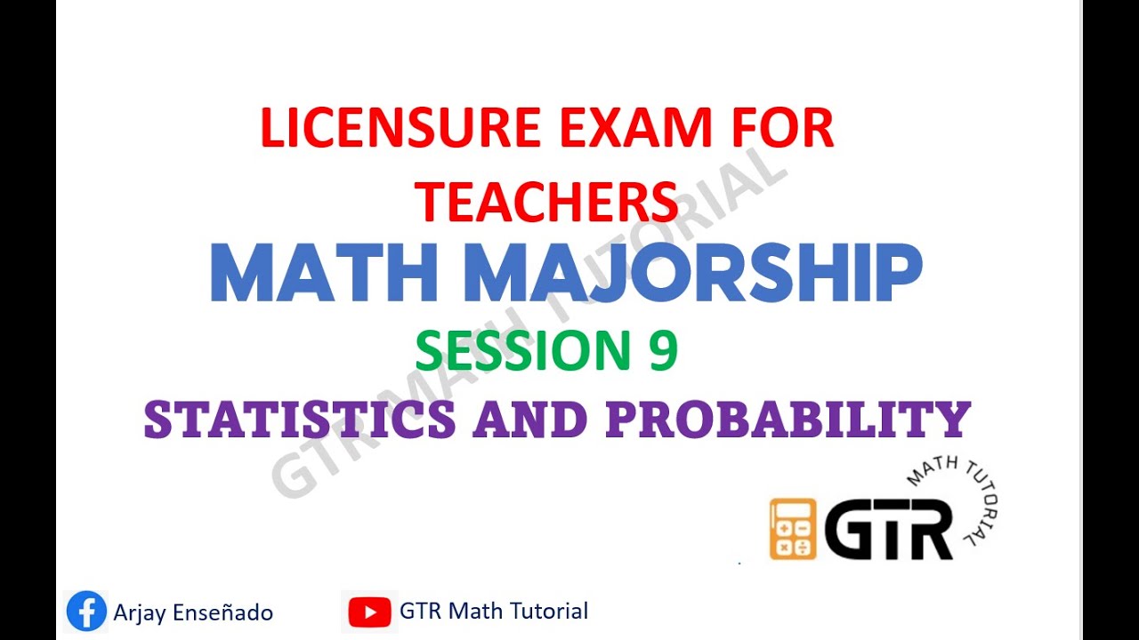 LET Reviewer 2024 | Statistics and Probability | Session 9 - YouTube