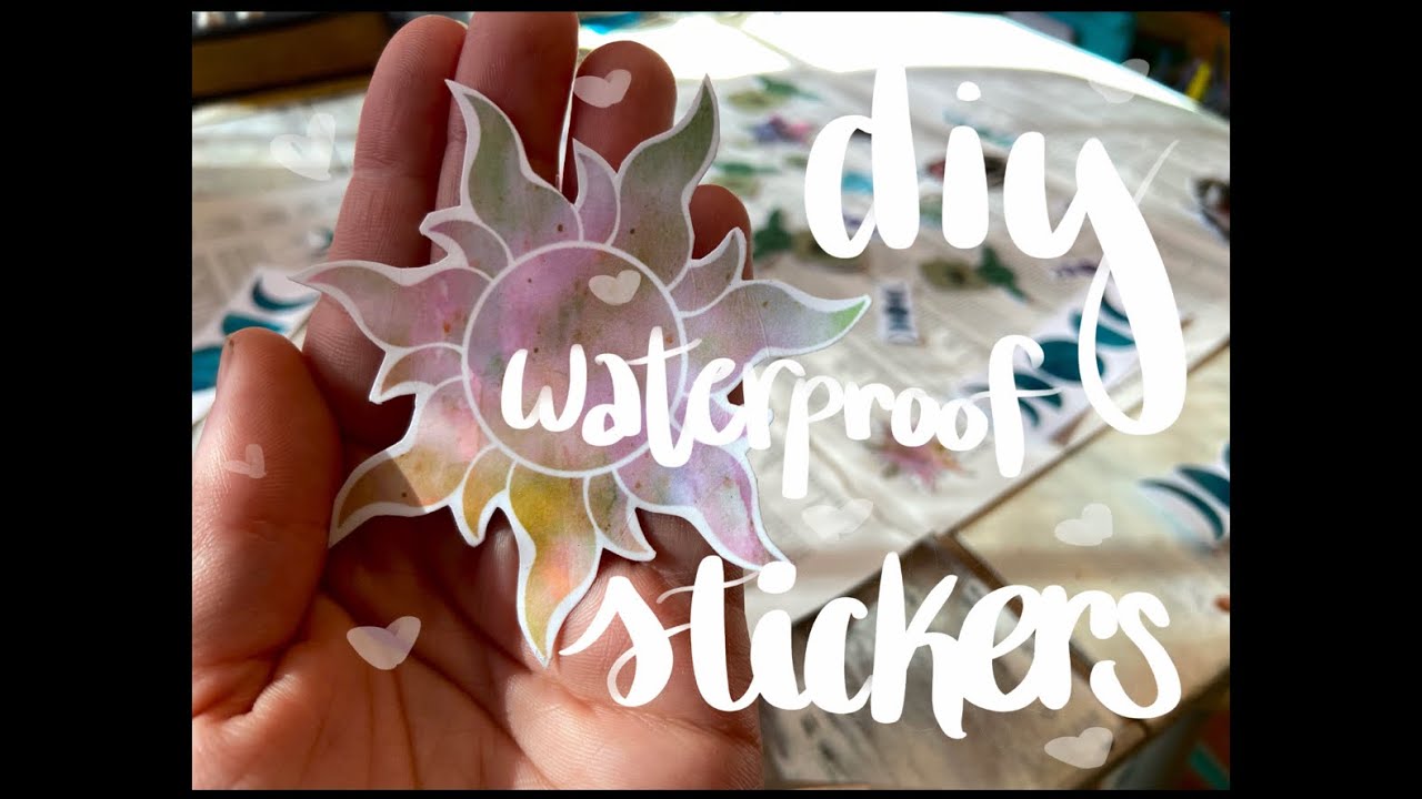 DIY vinyl stickers - waterproof! - YouTube