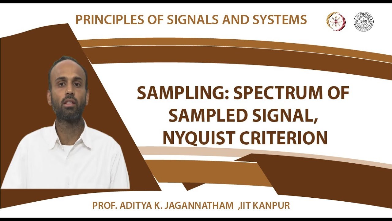 Sampling: Spectrum of Sampled Signal, Nyquist Criterion - YouTube