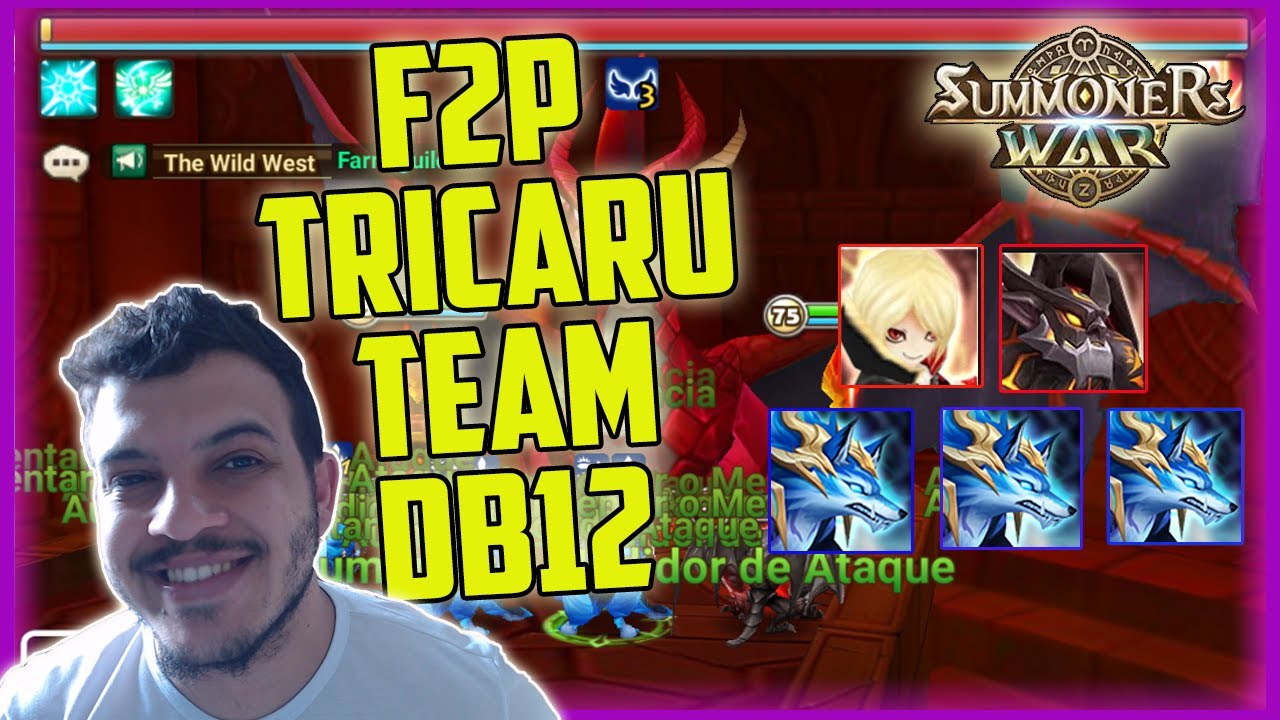 Triple Icaru DB12 Team 100% Safe - MID GAME - SUMMONERS WAR - PASSO A ...