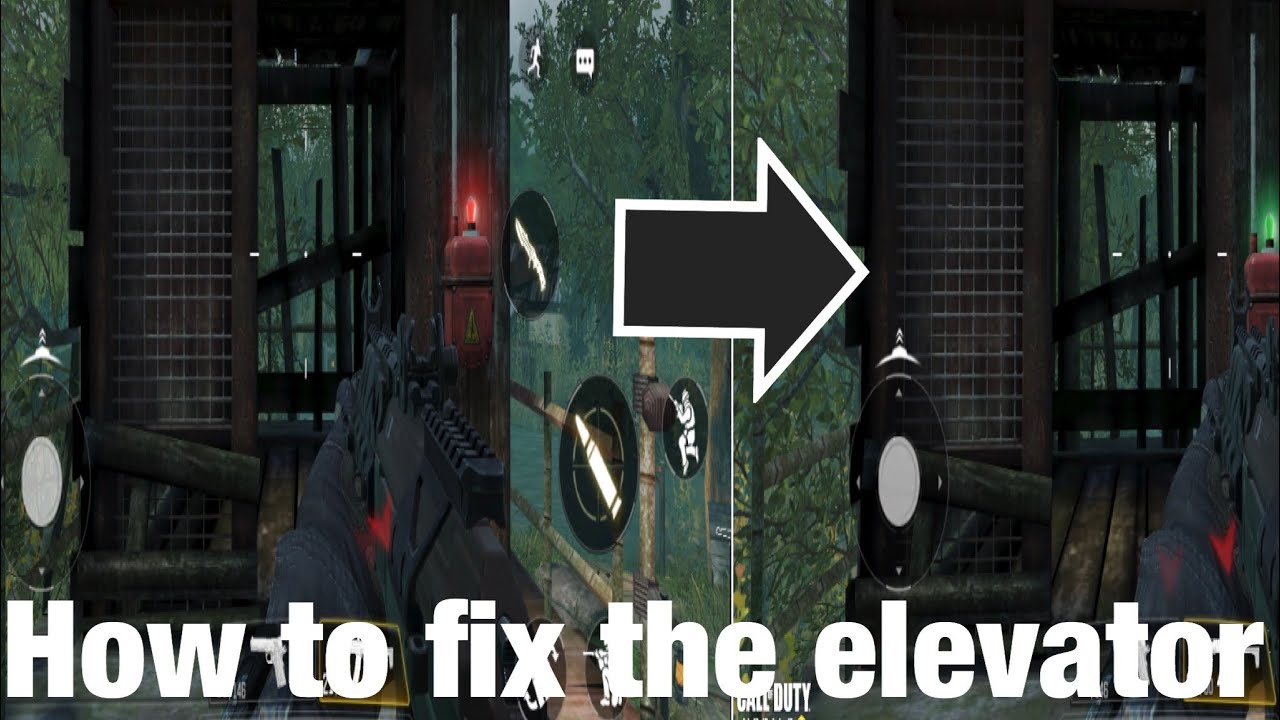 How to fix the elevator in call of duty mobile zombie - YouTube