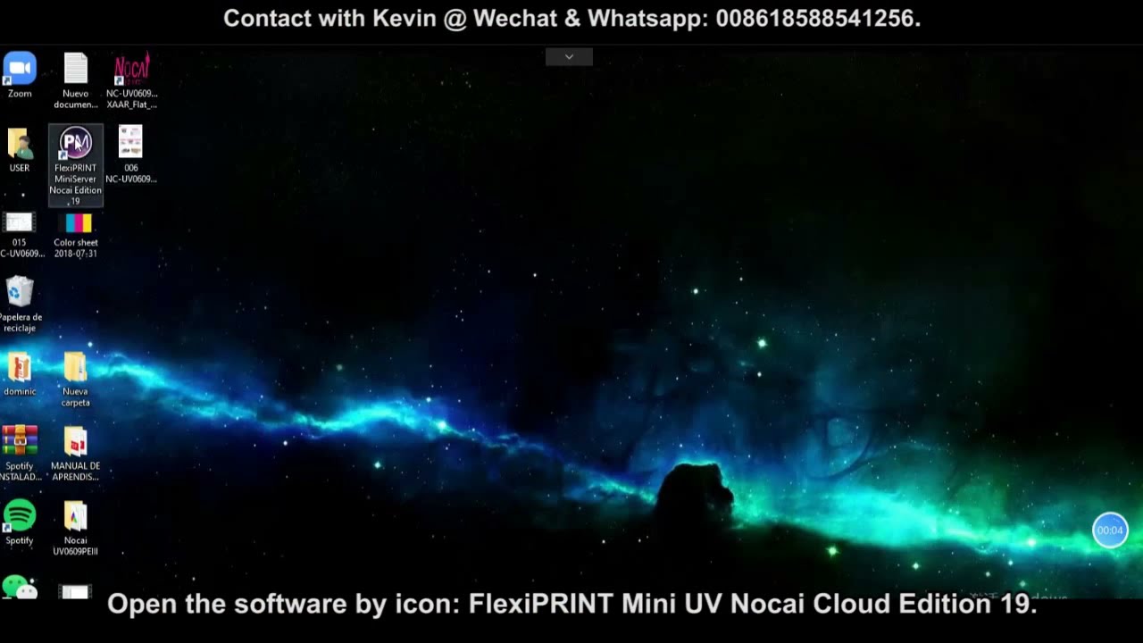 How to install the Flexiprint software for uv printer NC UV0609ProII ...