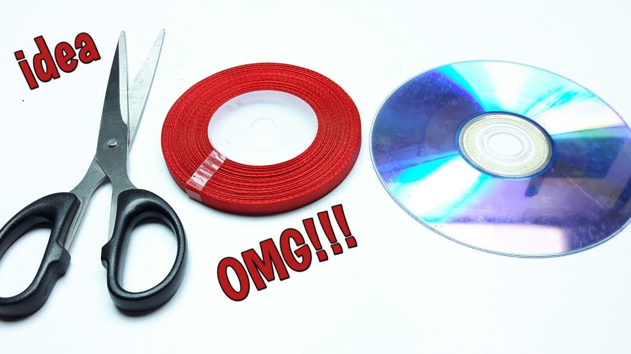 DIY; Amazing Idea with CD| best out of waste crafts - YouTube