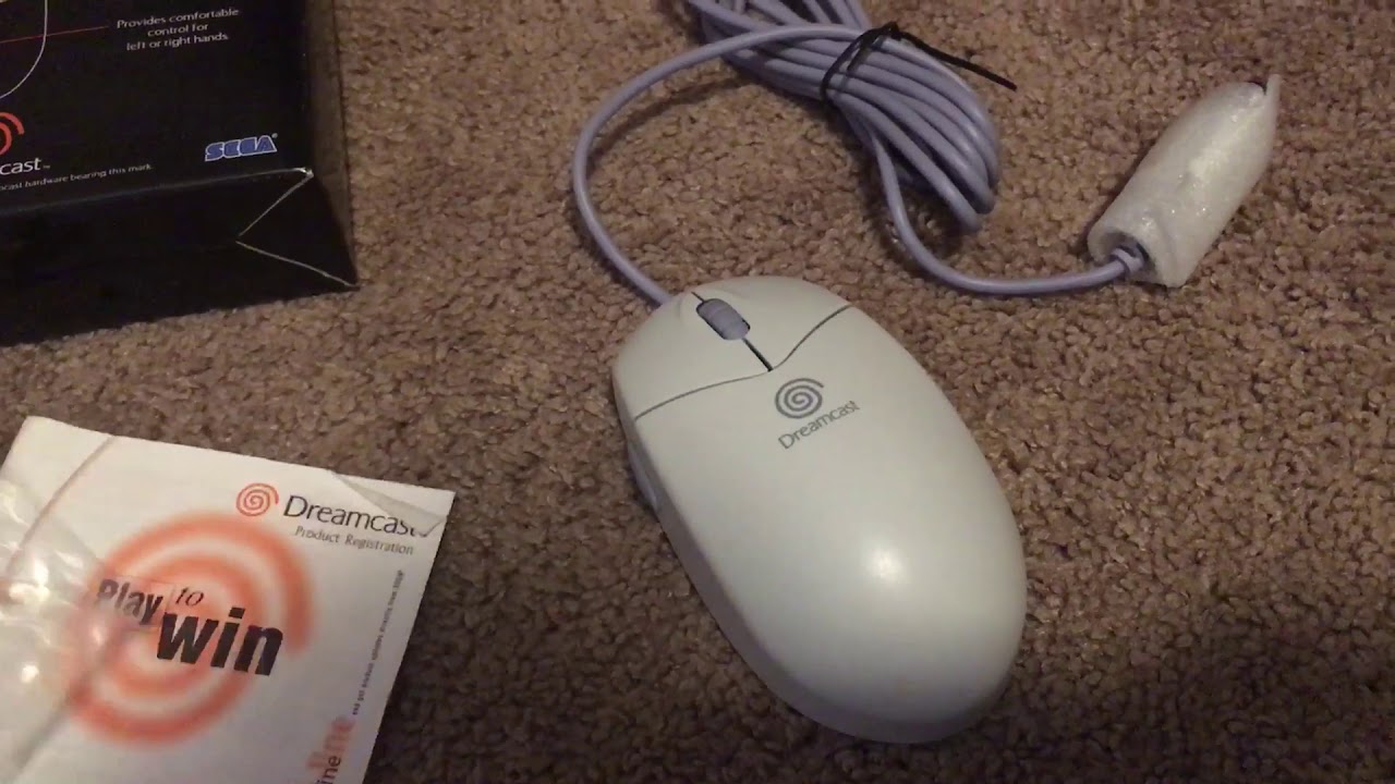 Sega Dreamcast Mouse Unboxing - YouTube