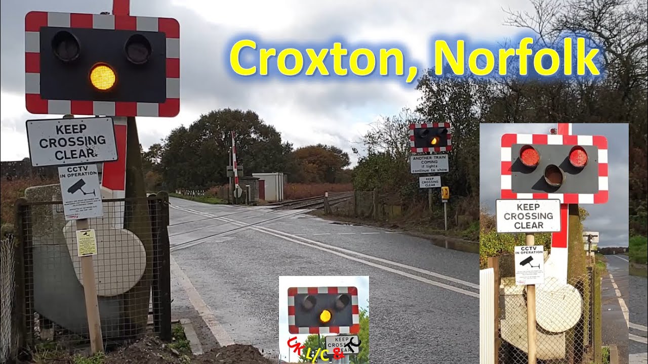 Croxton Level Crossing, Norfolk - YouTube