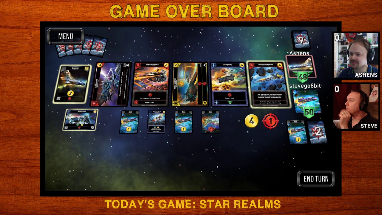 Game Over Board, Series 1, Episode 4: Star Realms with Ashens! - YouTube