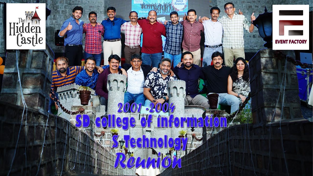 SD COLLEGE TANAKU MCA 2001- 2004 BATCH REUION A THE HIDDEN CASTLE RESORT EVENT FACTORY ...