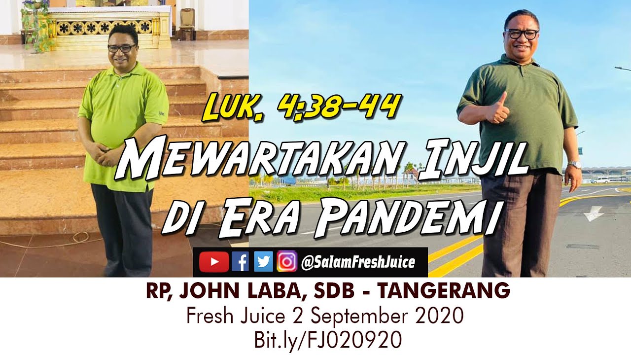 Official Daily Fresh Juice 2 September 2020 RP, John Laba, SDB ...