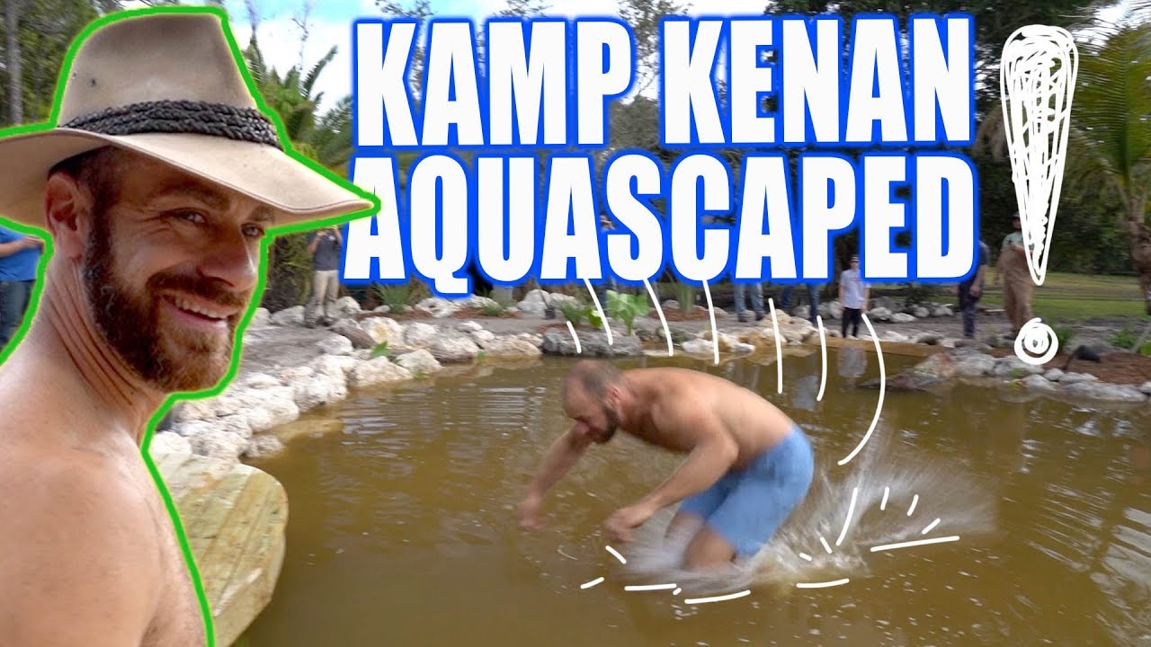KAMP KENAN's NEW RECREATION POND: THE OFFICIAL REVEAL!!! - YouTube