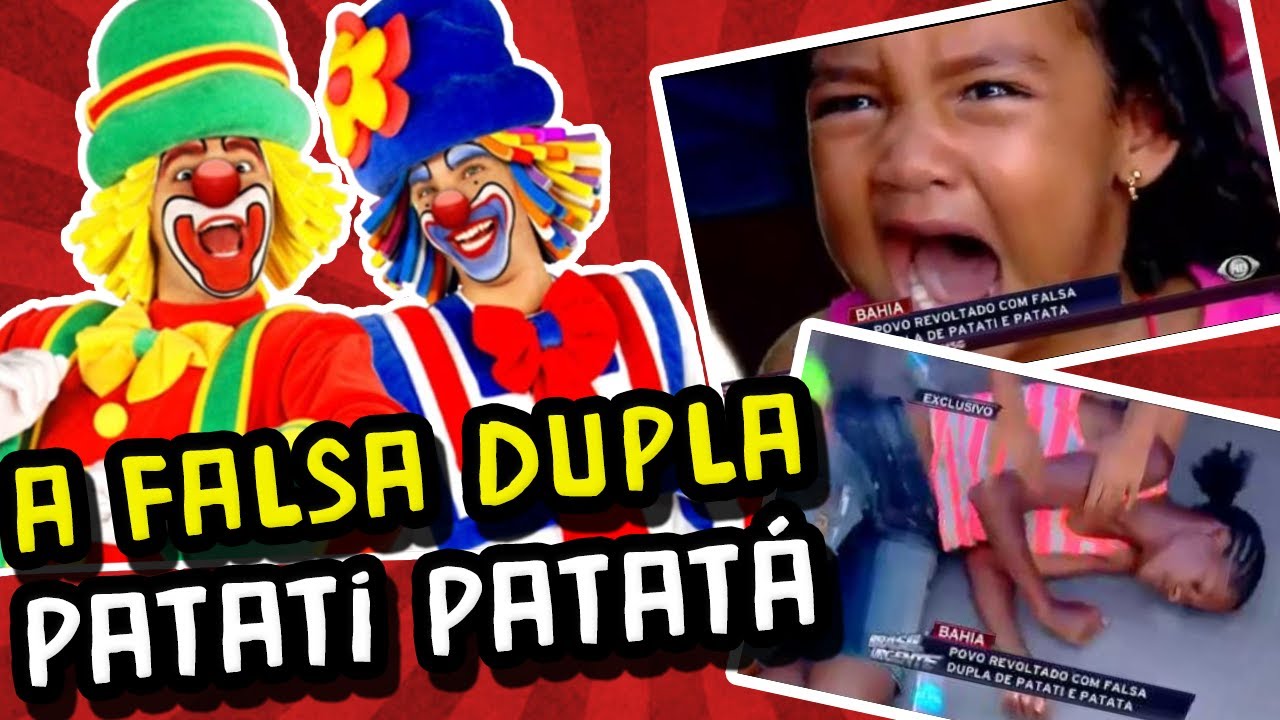 FALSA DUPLA PATATI PATATÁ DEIXOU O POVO REVOLTADO - GRANDES MOMENTOS DO ...