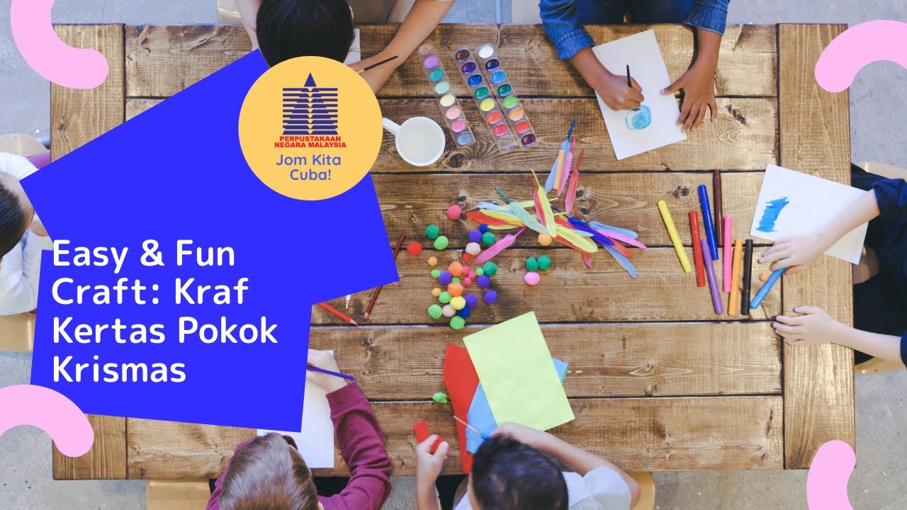 Easy & Fun Craft : Kraf Kertas Pokok Krismas - YouTube