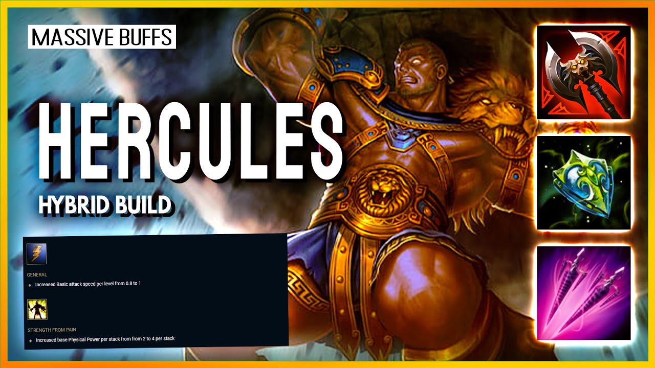 These Herc buffs makes him a TOP TIER SOLO! - Hercules Solo SMITE ...