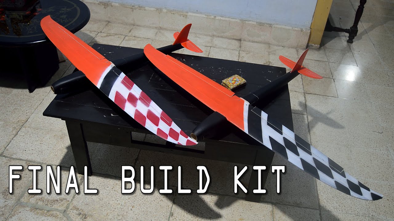 Final Build Electric Pylon Racer RC Plane Balsa Kit Only - YouTube