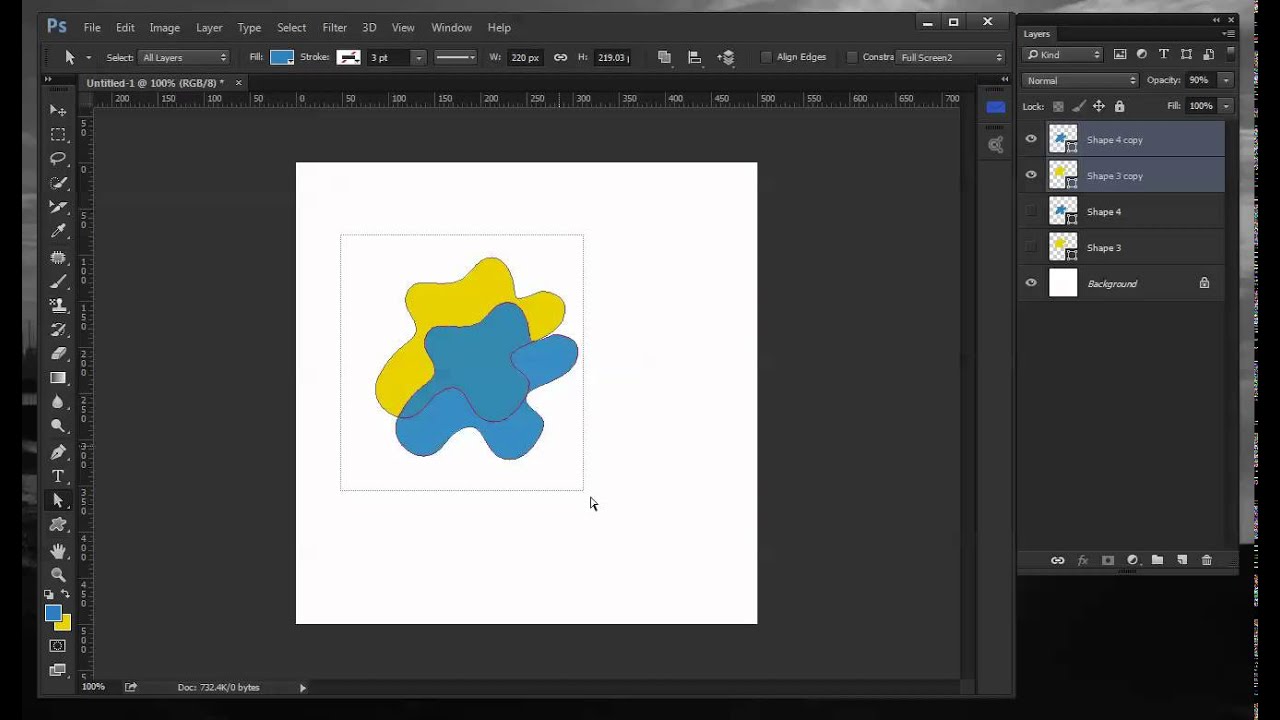 Unite Shapes At Overlap Photoshop Tutorial YouTube unite-shapes-at-overlap-photoshop-tutorial-youtube