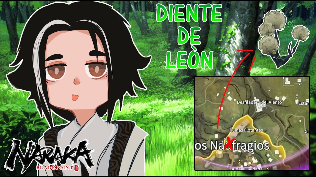 NARAKA: BLADEPOINT Recoge Diente de León ( Pick up dandelions ) - YouTube