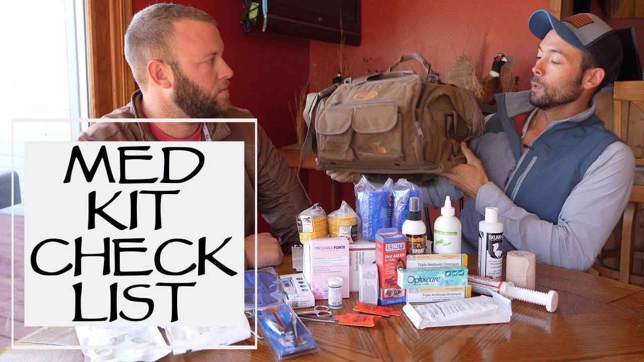 Hunting Dog Med Kit - YouTube
