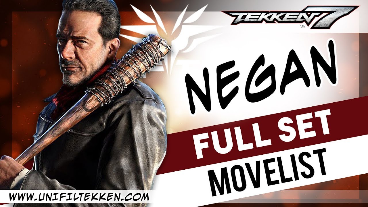 TEKKEN 7 NEGAN FULLSET MOVELIST - YouTube