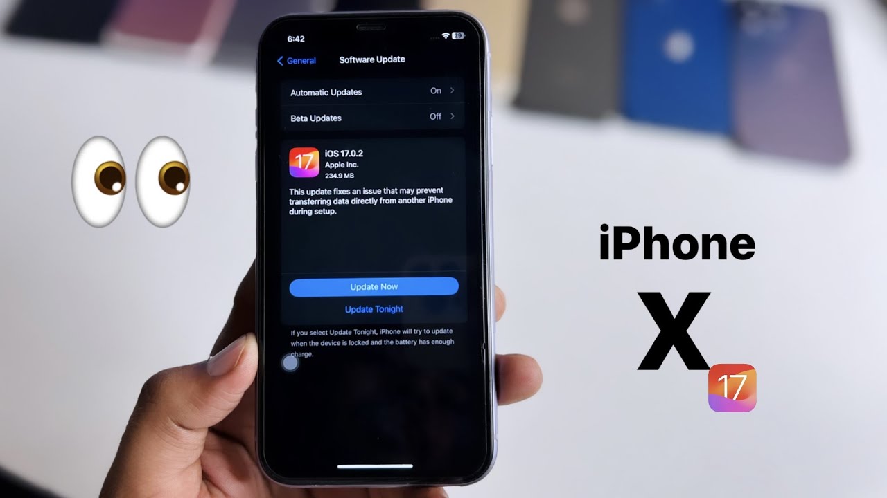 iPhone X on iOS 17 | How to update iPhone X on iOS 17 - YouTube