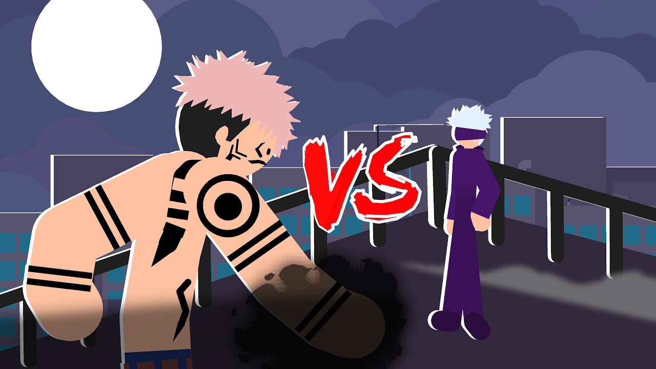 Gojo VS Sukuna (Stick Nodes) + Bonus - YouTube