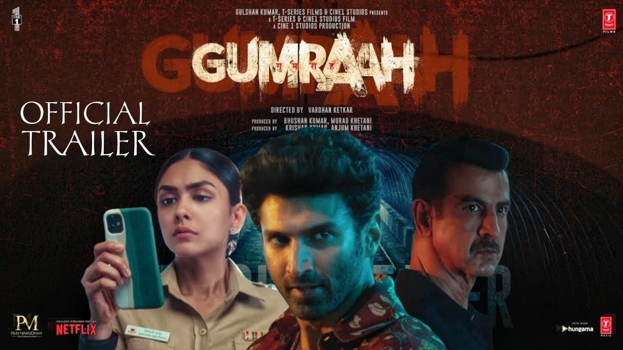 Gumraah - Official Trailer 2023 | Aditya Roy Kapur | Mrunal Thakur ...