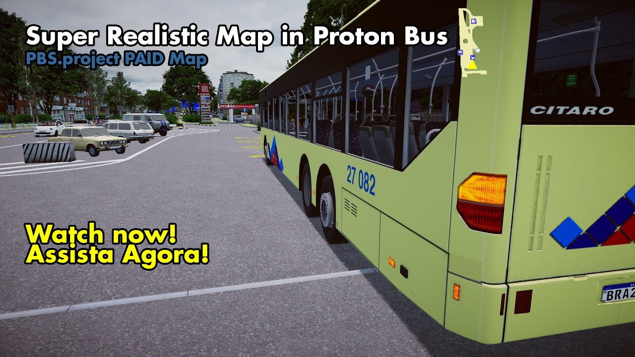 Proton Bus Simulator: Route 7 on the Paid Map with the Mercedes-Benz ...
