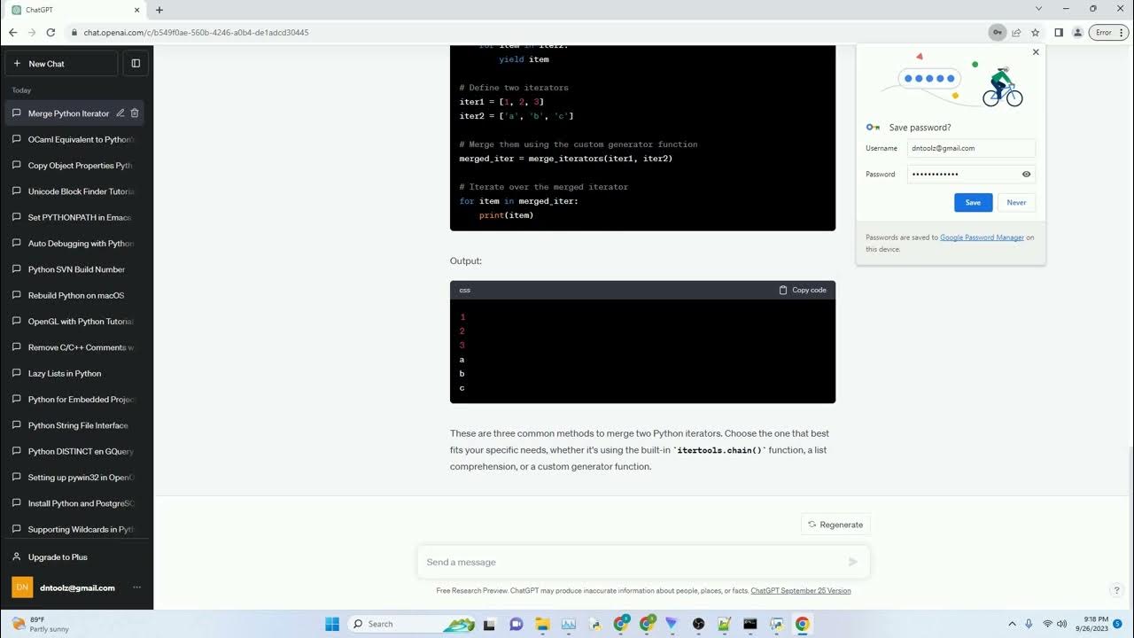 How Do I Merge Two Python Iterators Youtube