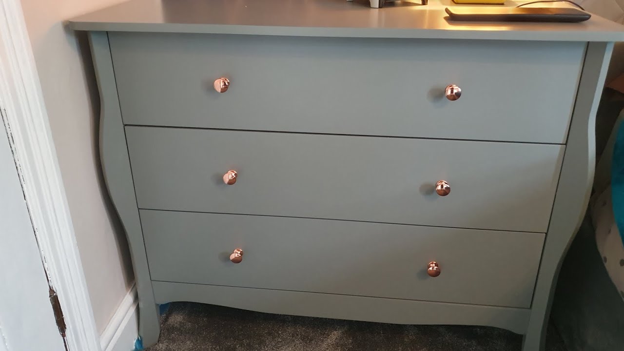 Building a 3 drawer chest of drawers using instructions. - YouTube