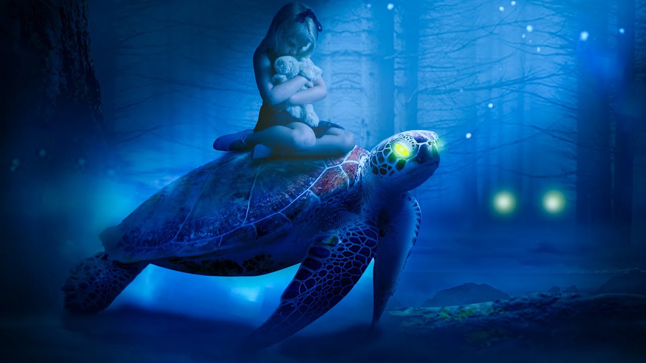 #photoshop #turtle Glowing Turtle Photo Manipulation Effect Photoshop ...
