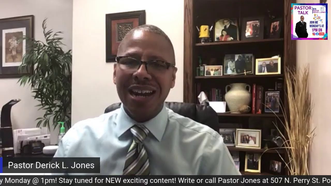 PASTOR TALK with Pastor Derick L. Jones - YouTube