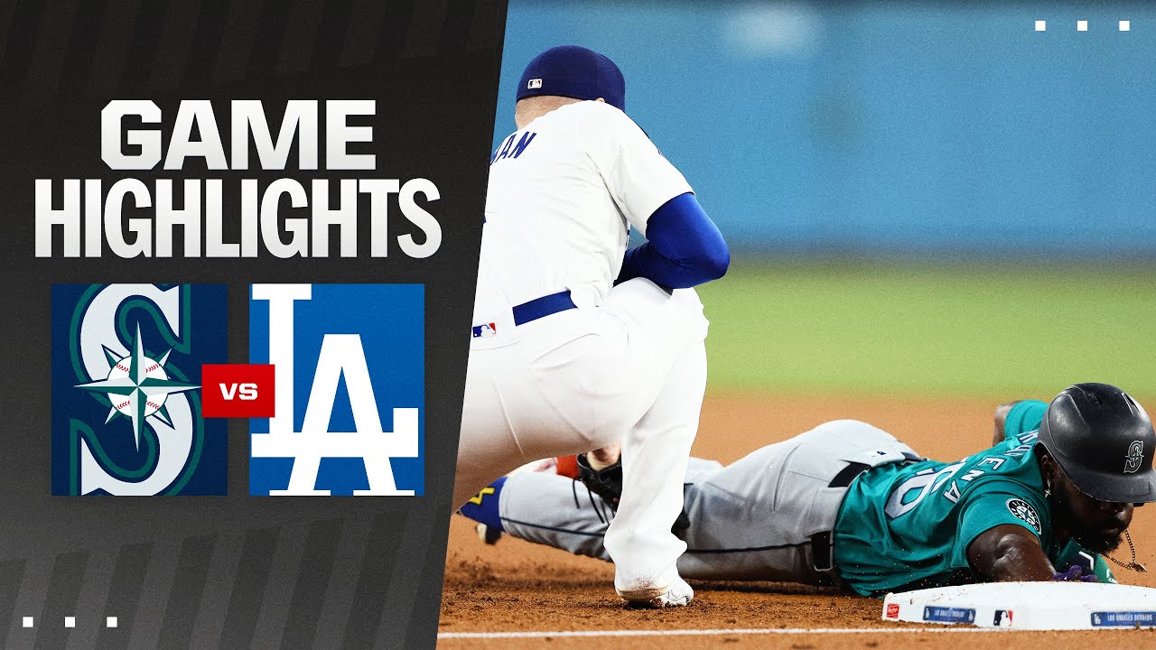 Mariners vs. Dodgers Game Highlights (8/21/24) | MLB Highlights - YouTube