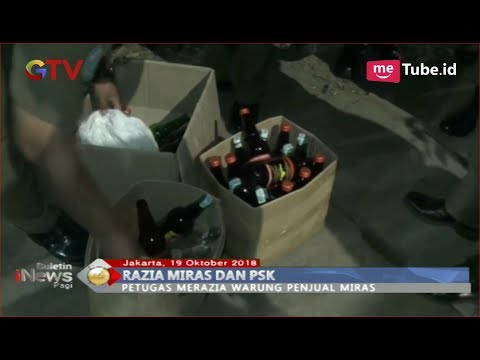 Satpol PP Gelar Razia Penjual Miras Berkedok Warung Jamu dan PSK Pinggir Jalan - BIP 20/10