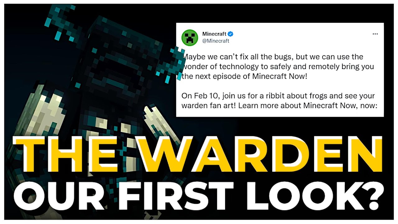 Our First Look at The Warden? | The Minecraft Wild Update - YouTube