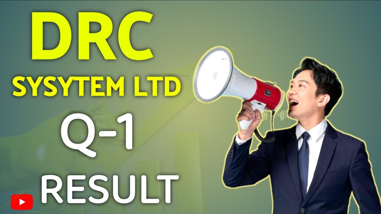 DRC SYSTEMS Q1 RESULT #drcsystems #brightcomgroup #cyient #subexshare # ...