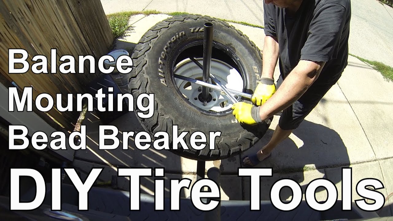 DIY Tire Tools Bead Breaker, Mounting & Balancing, How to mount and ...