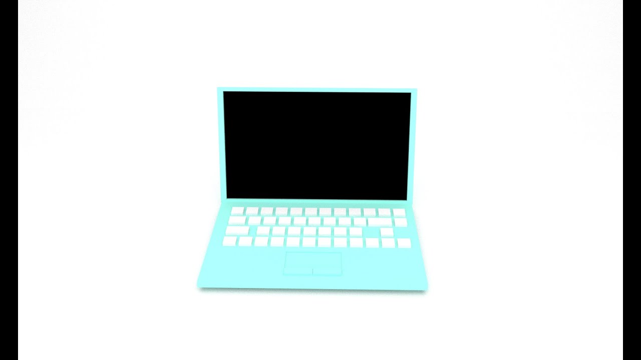 Blender Tutorial | 3D Model of a laptop | 6 mins - YouTube