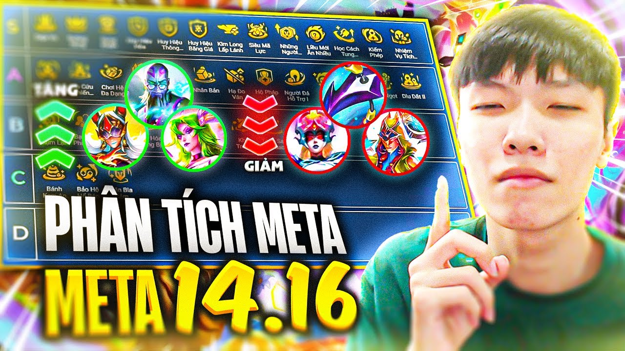 LEO RANK CÙNG TOP ĐỘI HÌNH META VÀ CÁC LÕI MẠNH TẠI PHIÊN BẢN 14.16 - YouTube